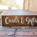 Cards and Gifts Rustic Sign Wedding Cards Woodland Sign - Etsy