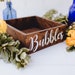 Rustic Bubbles Box Rustic Bubbles Tray Party Favor Box - Etsy