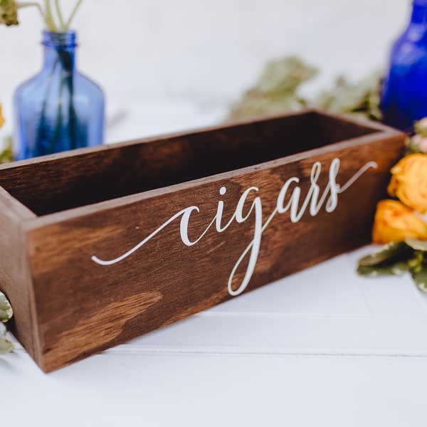 Wooden Cigar Box - Etsy