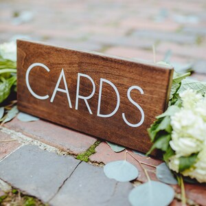 Cards Sign, Rustic Wedding Cards Sign, Rustic Sign, Rustic Wedding ...
