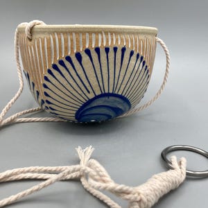Small Hanging Planter Handmade Pottery - Etsy