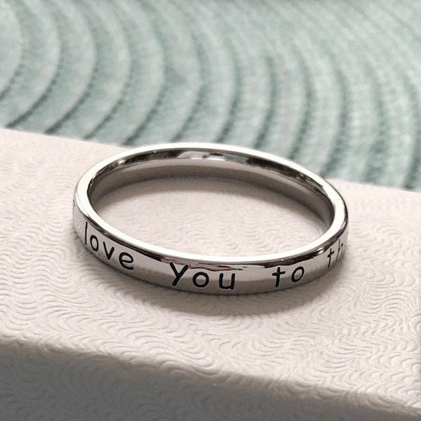 I Love You Ring - Etsy