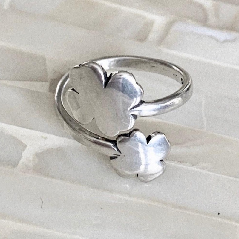 4 Leaf Clover Ring - Etsy
