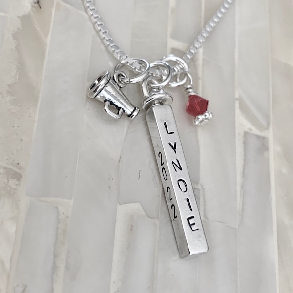 Cheerleader Necklace - Etsy