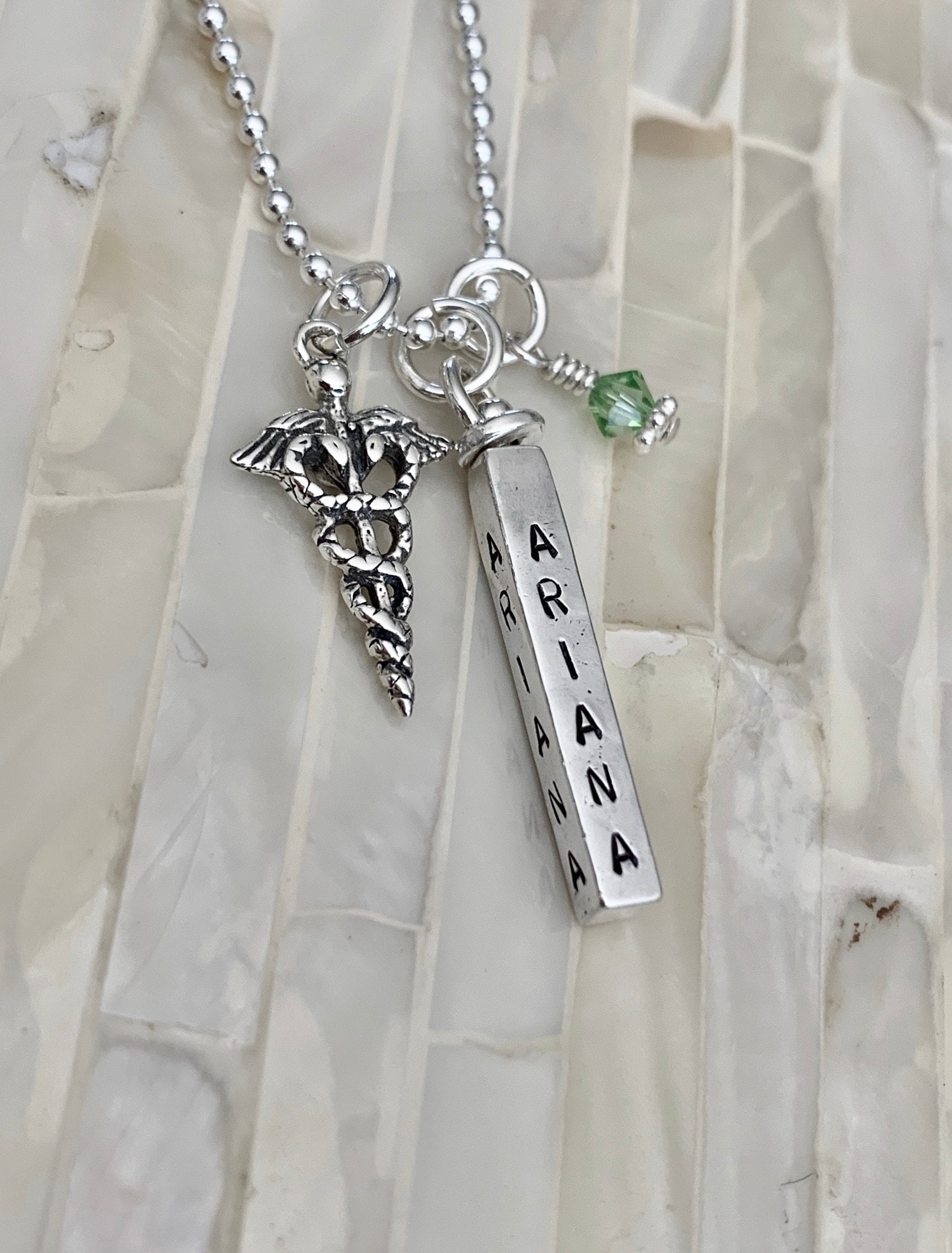 Personalized Medical Charm Necklace Graduation Gift Nursing | Etsy