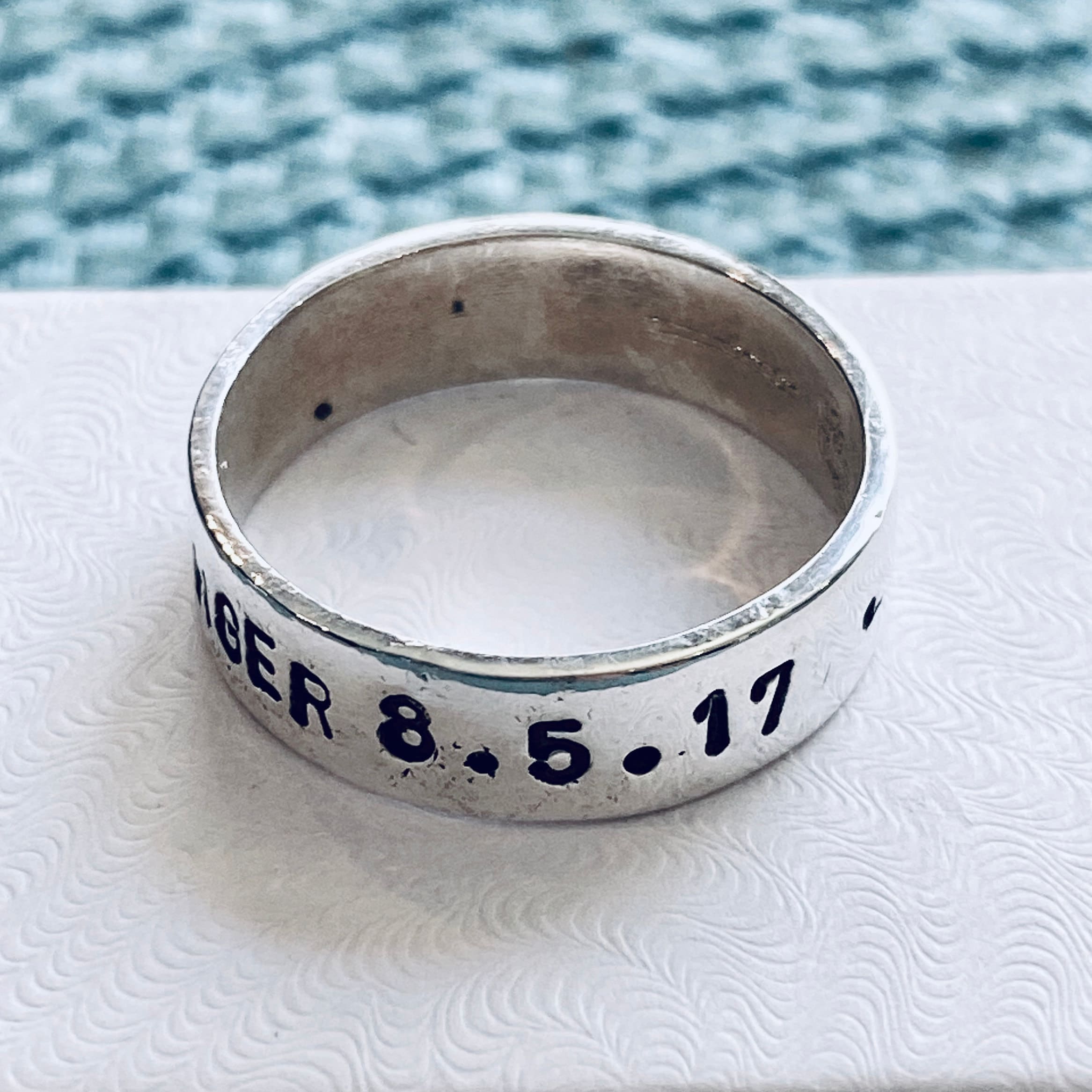 Addiction Recovery Ring Sobriety Date Ring Sobriety Gift | Etsy