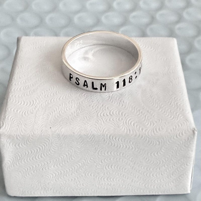 Bible Verse Ring - Etsy