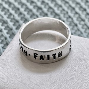 Bible Verse Ring- Personalized- Scripture Ring- Gift for Him- Gift for ...