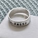 Bible Verse Ring Personalized Scripture Ring Gift for Him - Etsy