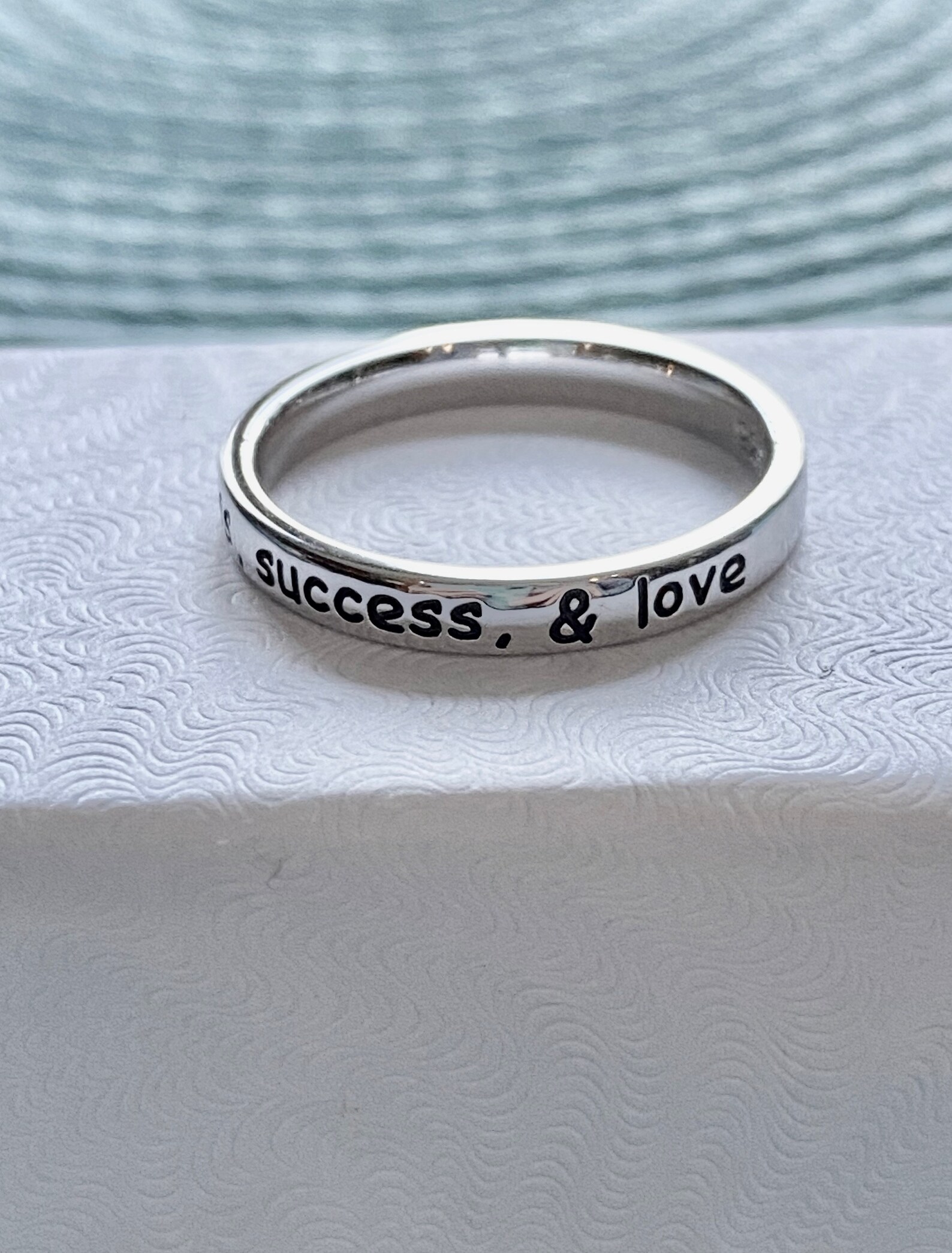 Wishing You Health Ring Happiness Success Love Graduation | Etsy
