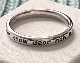 Father Daughter Ring | Etsy