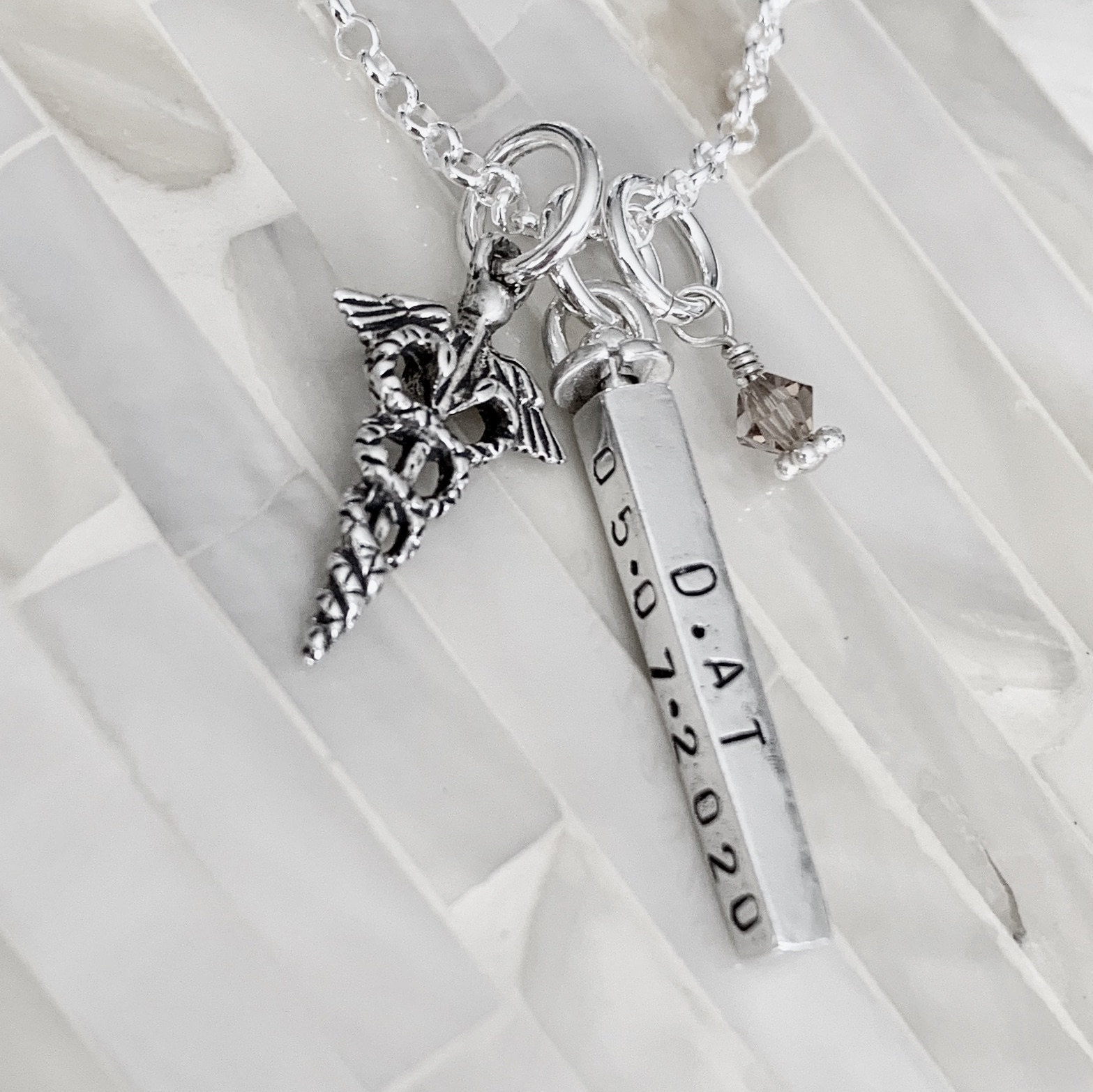 Personalized Medical Charm Necklace Graduation Gift Nursing | Etsy