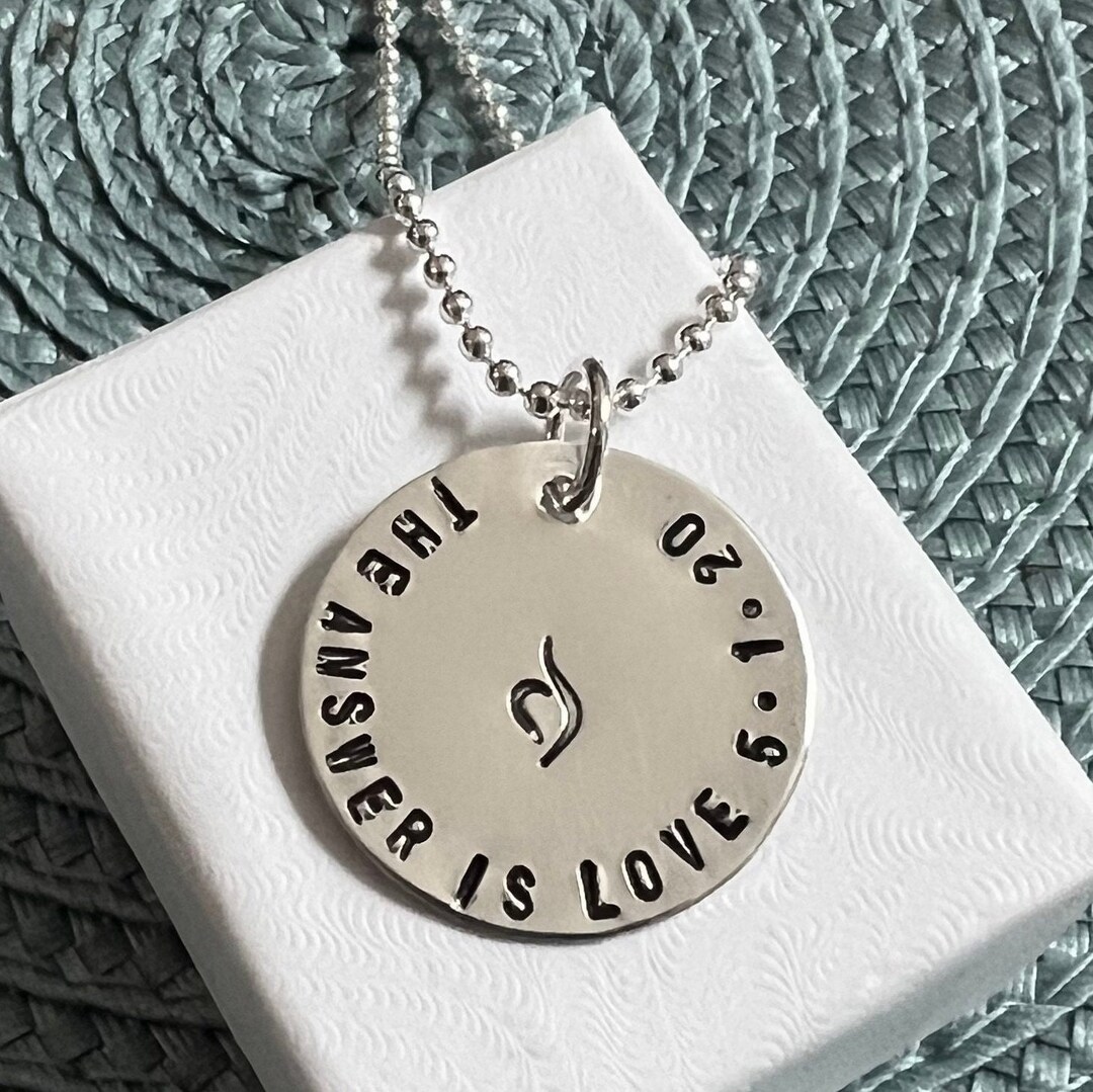 Personalized Recovery Support Necklace- Recovery Date- Mental Health ...