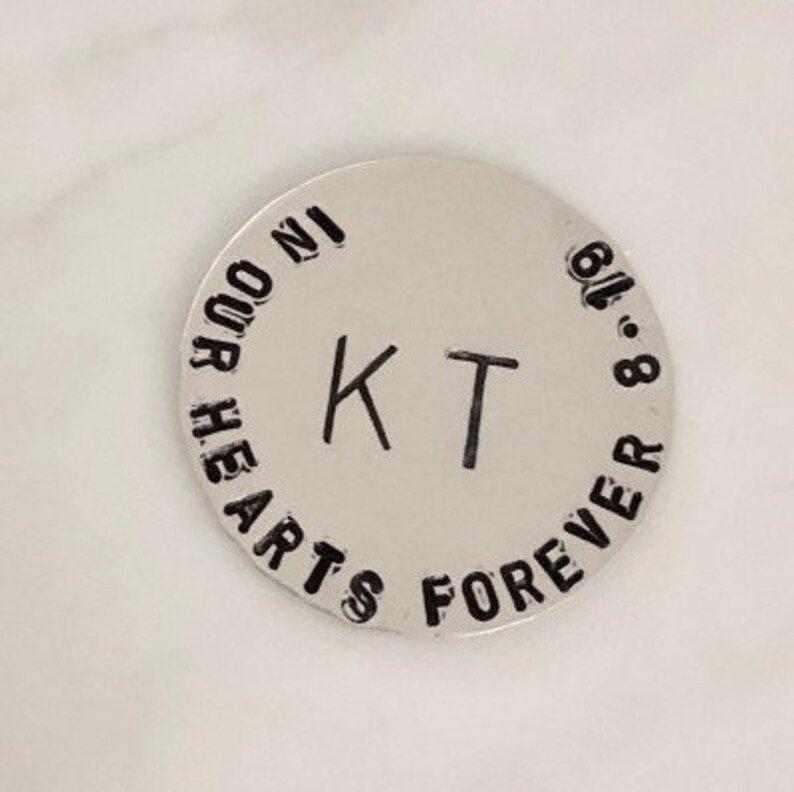 Personalized Memorial Token- Custom Pocket Token- Remembrance Gift ...