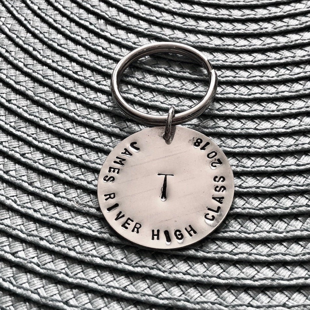 Personalized Keychain-graduation Keychain- Names- Date- Graduation Date ...