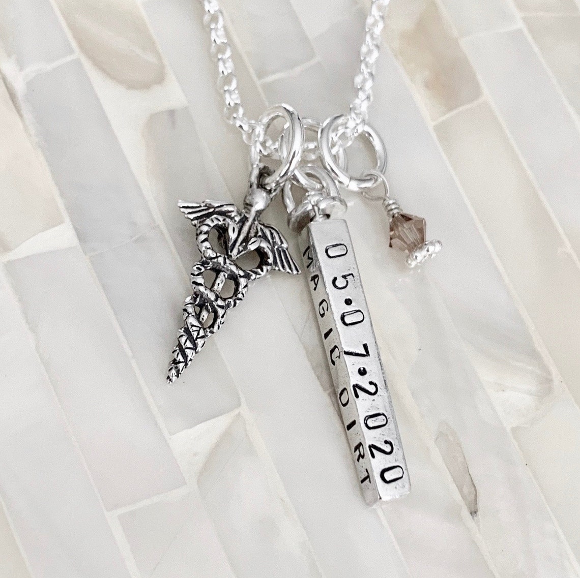 Personalized Medical Charm Necklace Graduation Gift Nursing | Etsy