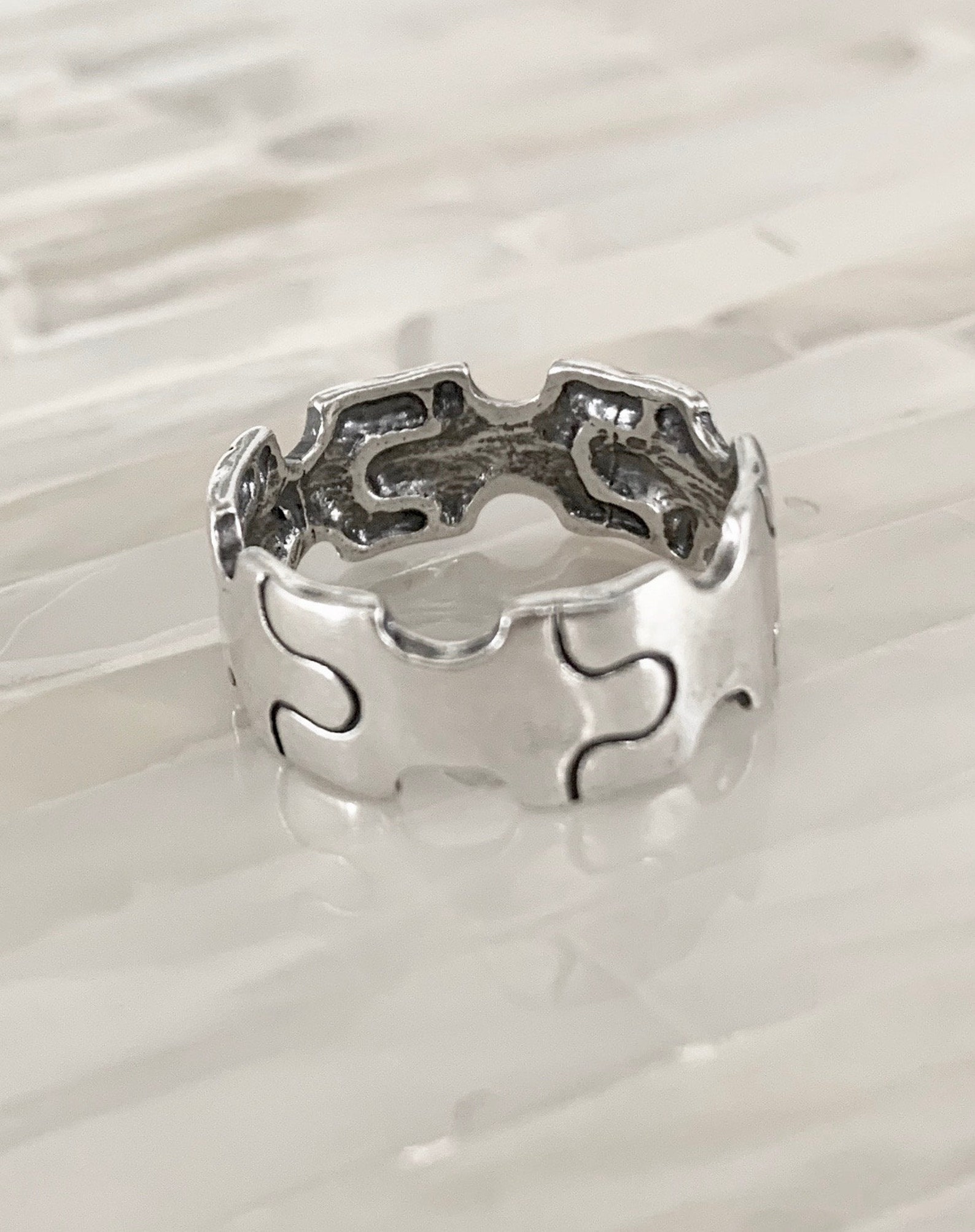 Autism Ring Puzzle Ring Autism Awareness Sterling Silver - Etsy