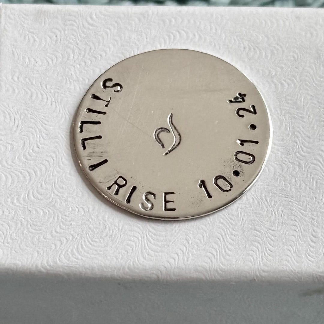 Eating Disorder- Pocket Token- Keychain- Personalized- Recovery Date ...