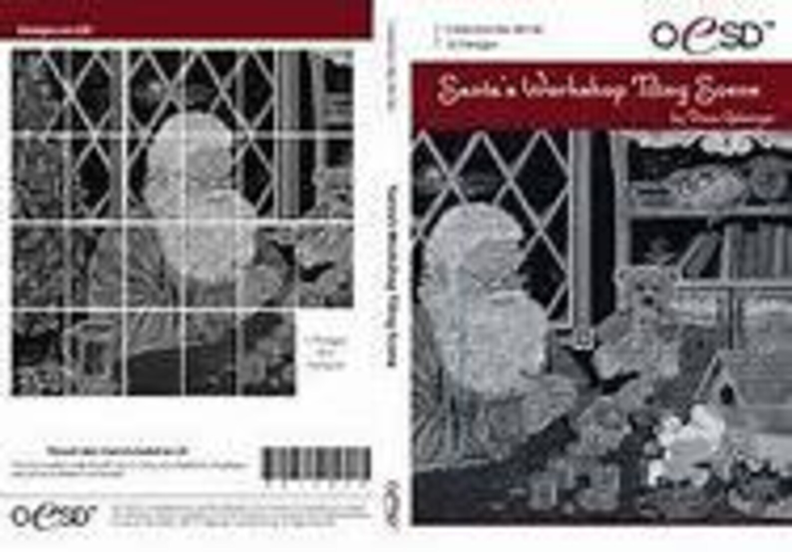 Santa's Workshop Tiling Scene Machine Embroidery Designs on CD by Dona ...