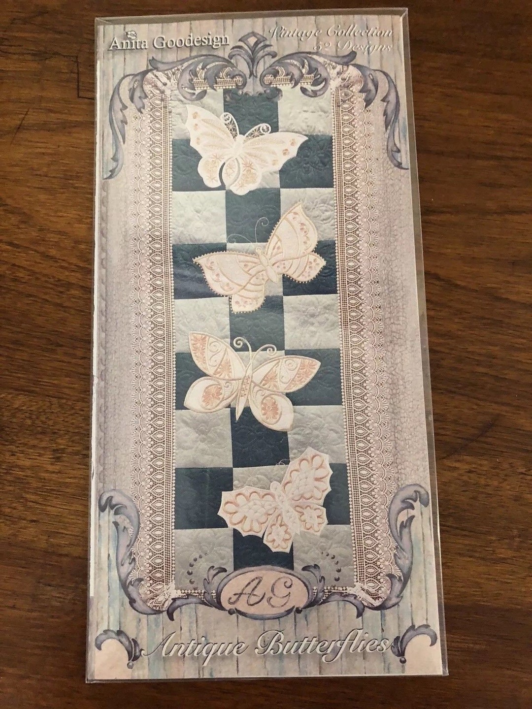 Anita Goodesign ANTIQUE BUTTERFLIES Machine Embroiderydesign CD - Etsy