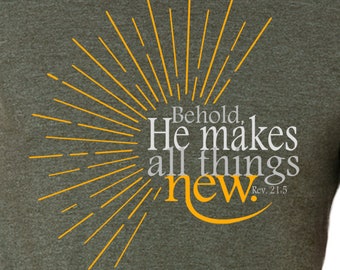 Behold I Make All Things New - Etsy