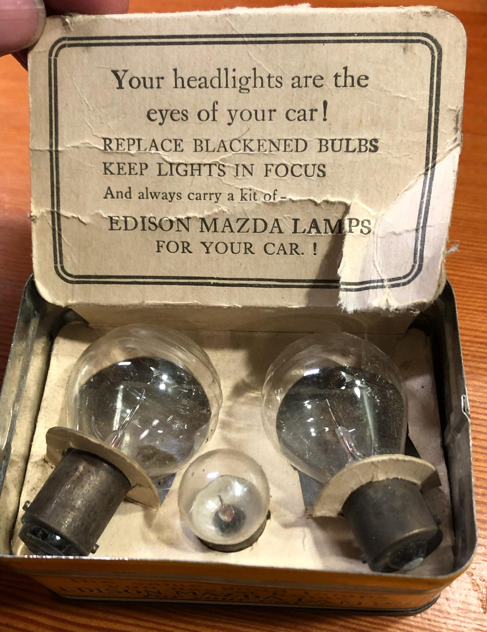 Edison Mazda Lamps Tin With Bulbs, Ca 1930's, Nice and Complete - Etsy