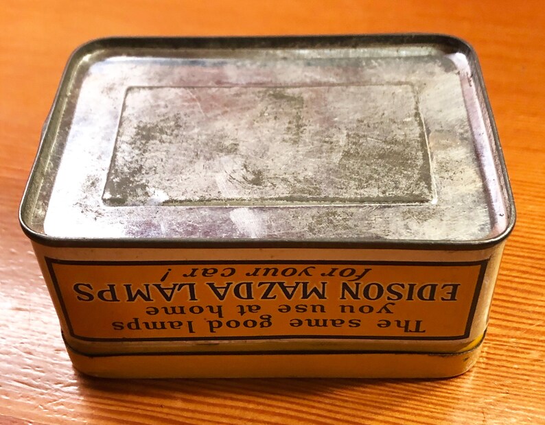 Edison Mazda Lamps Tin With Bulbs, Ca 1930's, Nice and Complete - Etsy