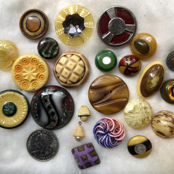 Celluloid Buttons - Etsy