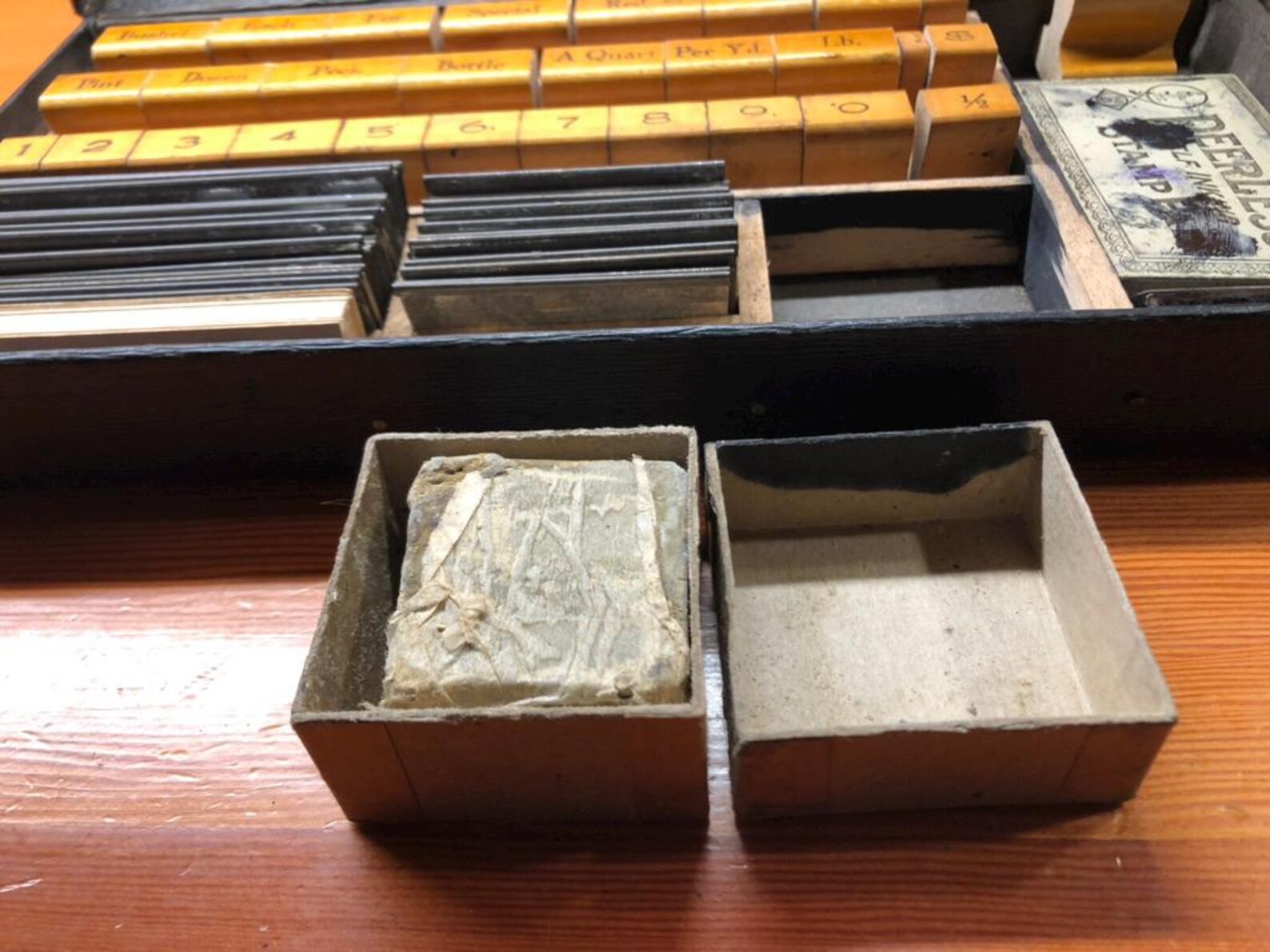 Antique Stamp Price Printing Set, Markit Printer, Ca 1900 - Etsy