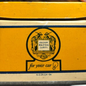 Edison Mazda Lamps Tin With Bulbs, Ca 1930's, Nice and Complete - Etsy