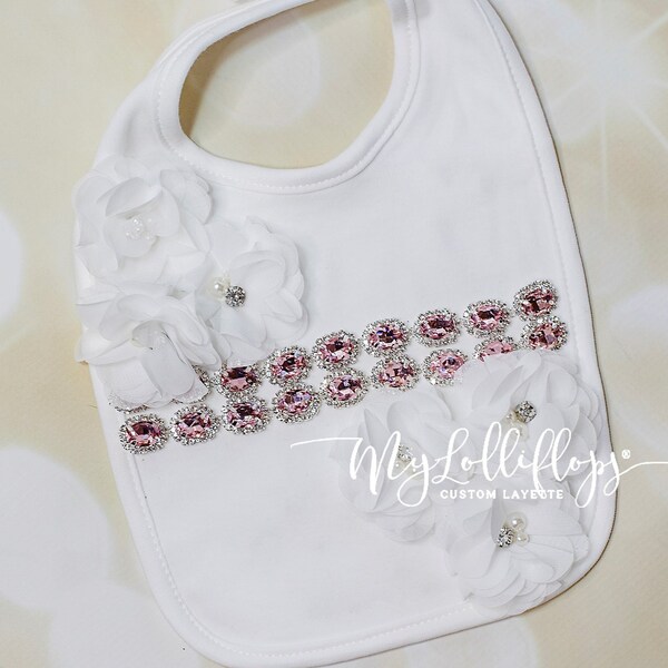 Baby Girl Bibs - Etsy