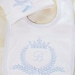 Baby Girl Little Habibi Embroidered White Bib Baby Girl Little Habibi ...