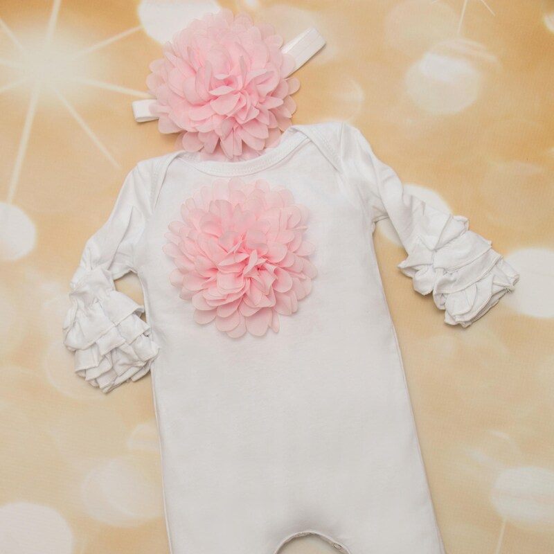 Baby Girl Ruffle Romper - Etsy