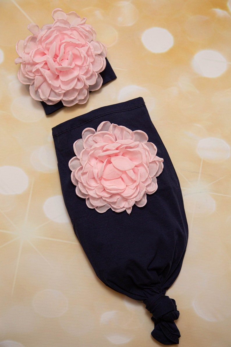 Newborn Baby Girl Navy Baby Sack Infant Layette Cotton Baby | Etsy