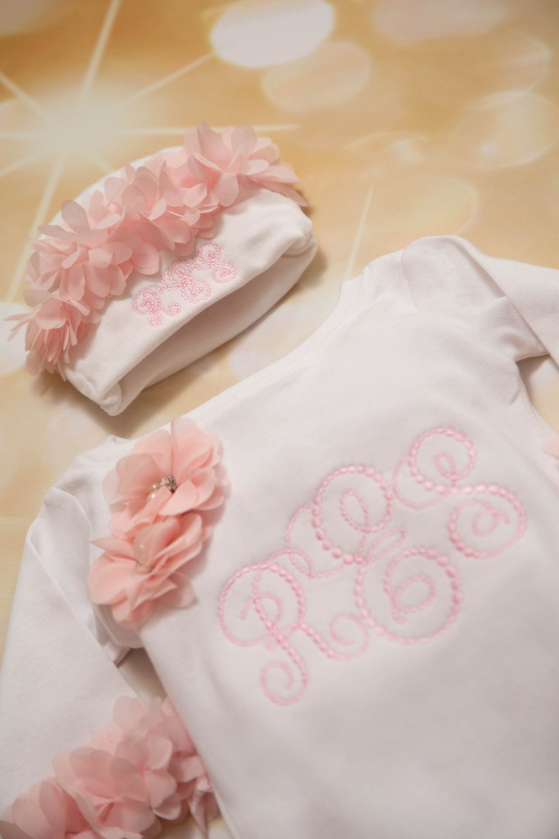 Baby Girl Personalized Romper Set Baby Girl Romper Set White - Etsy