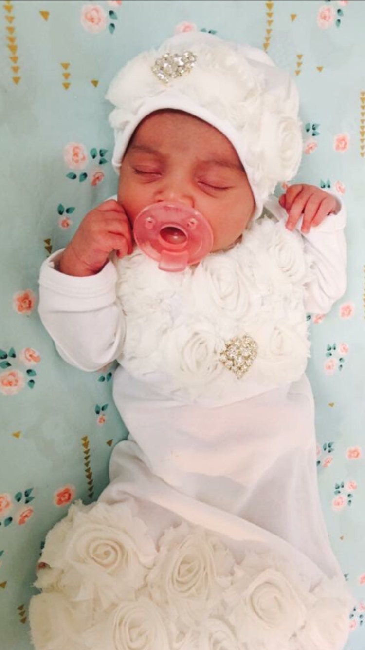 Baby Girl Take Home oUtfit Infant Baby Layette White Cotton | Etsy