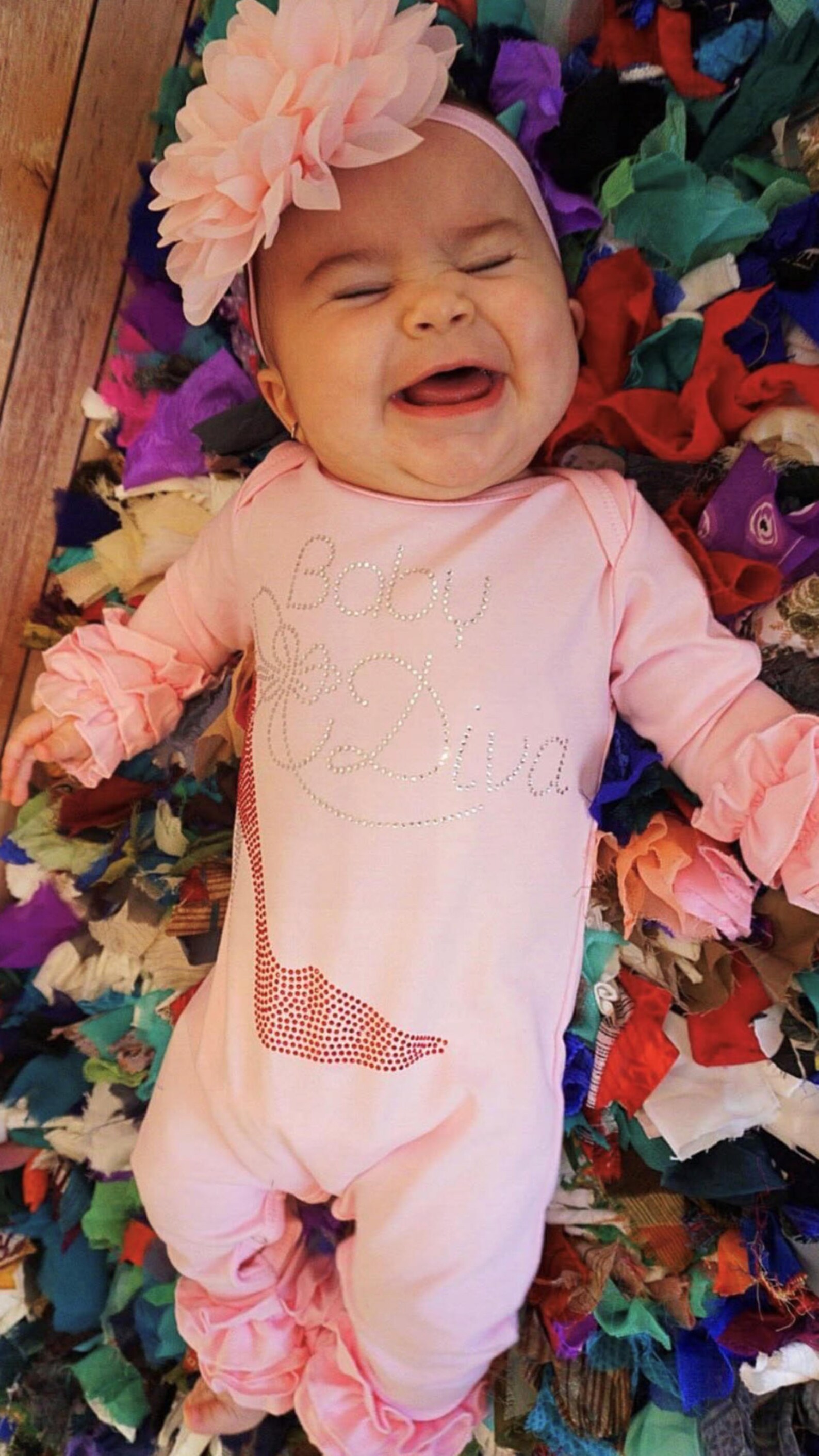 Baby Diva Infant Pink Ruffled Layette Cotton Baby Romper with | Etsy