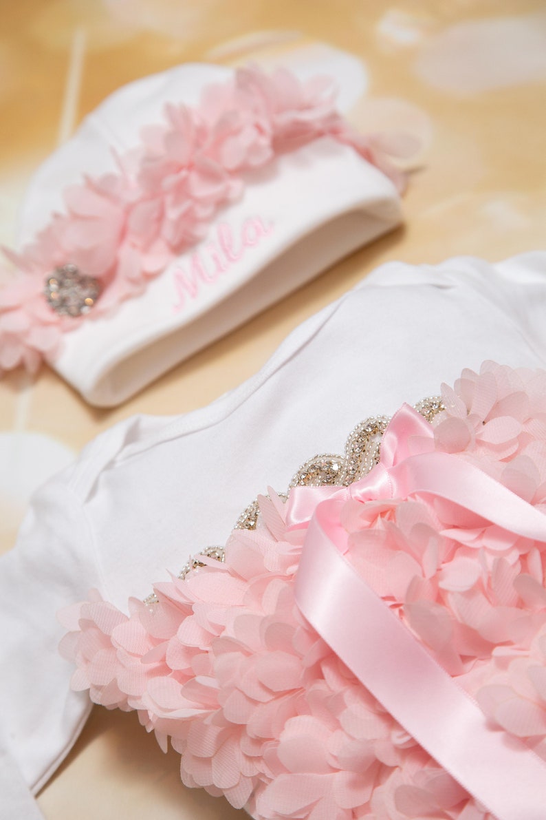 Custom Baby Gift Baby Girl Personalized Gift Coming Home Outfit Newborn ...