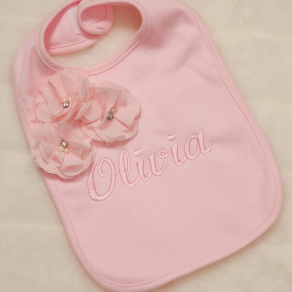 Pink Bib - Etsy