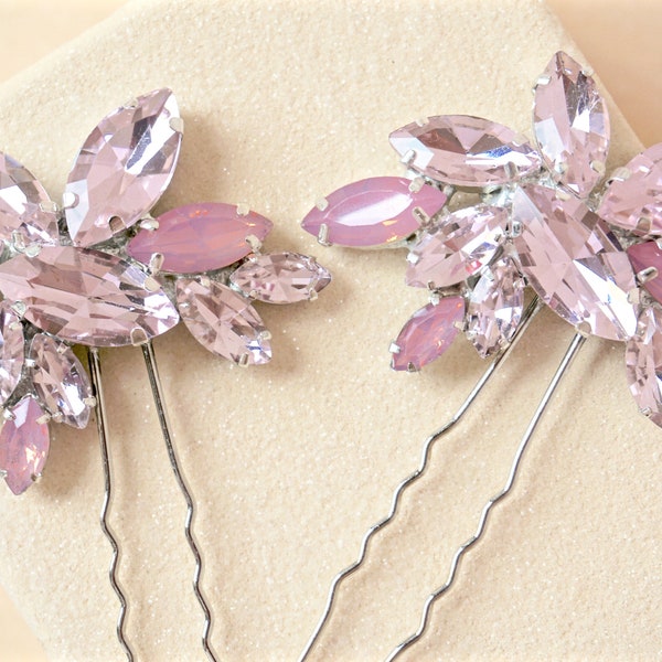 Rhinestone Hair Pins - Etsy
