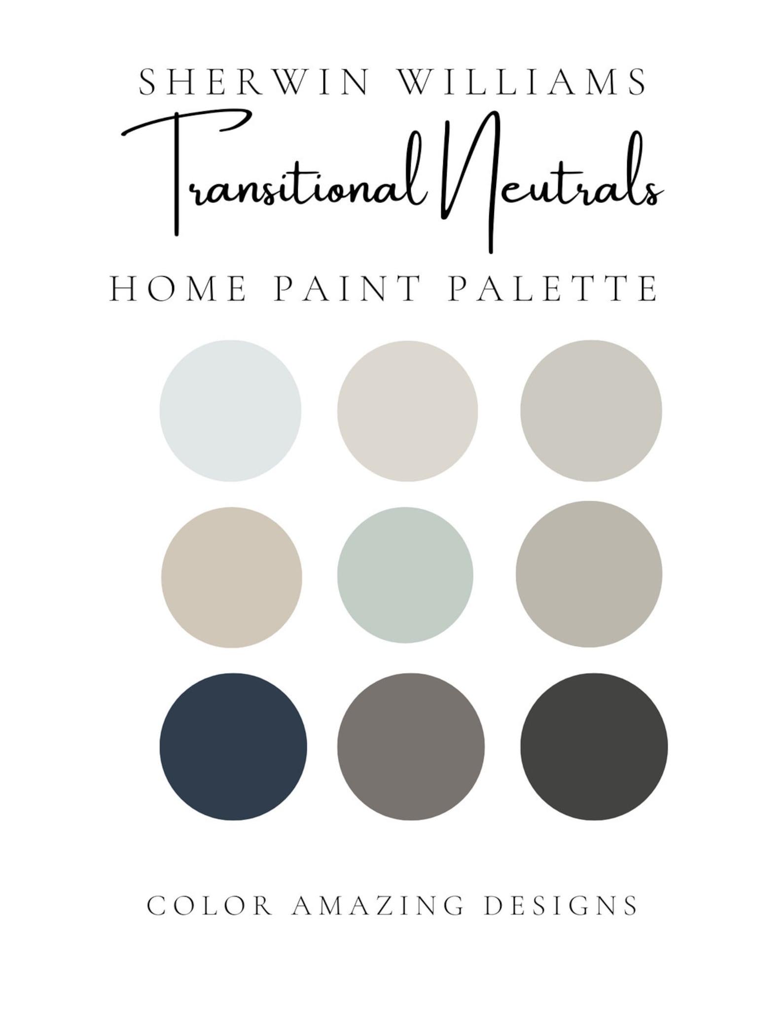 Accessible Beige Coordinating Colors for Transitional Style - Etsy