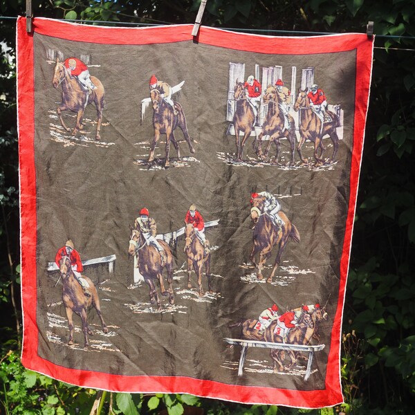 Horse Racing Fabric - Etsy UK