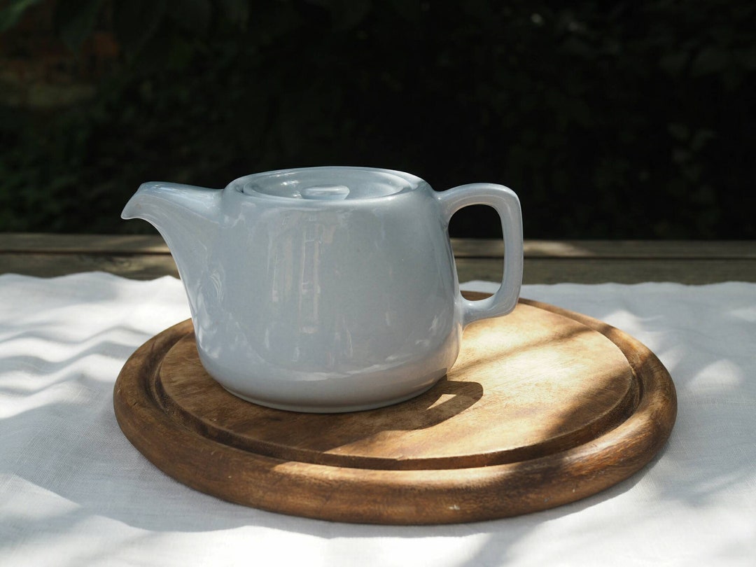 Pale Blue Teapot 60s Teapot midcentury Teapot - Etsy