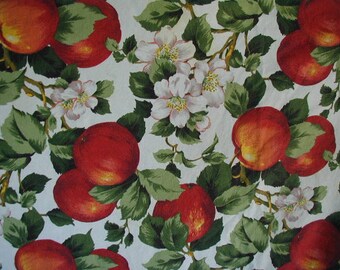 Apple tablecloth | Etsy