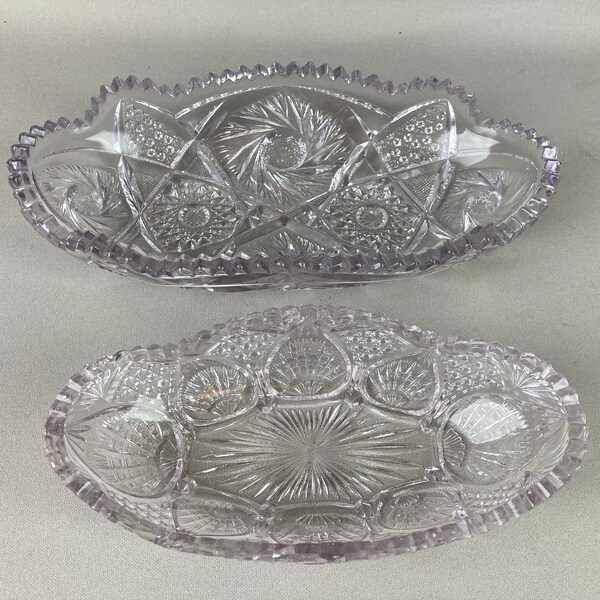 Antique Cut Glass Bowls - Etsy