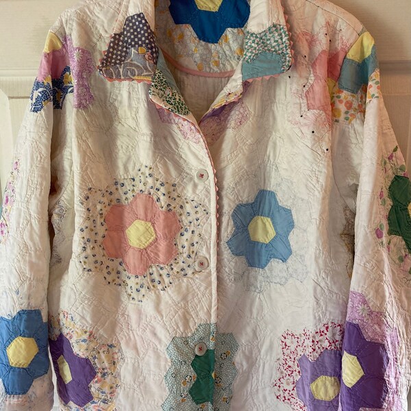 Patchwork Quilt Jacket - Etsy