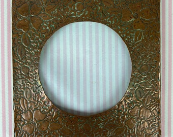 Engraved Brushed Copper Plate Picture Frame Art Label Name Tag - Etsy