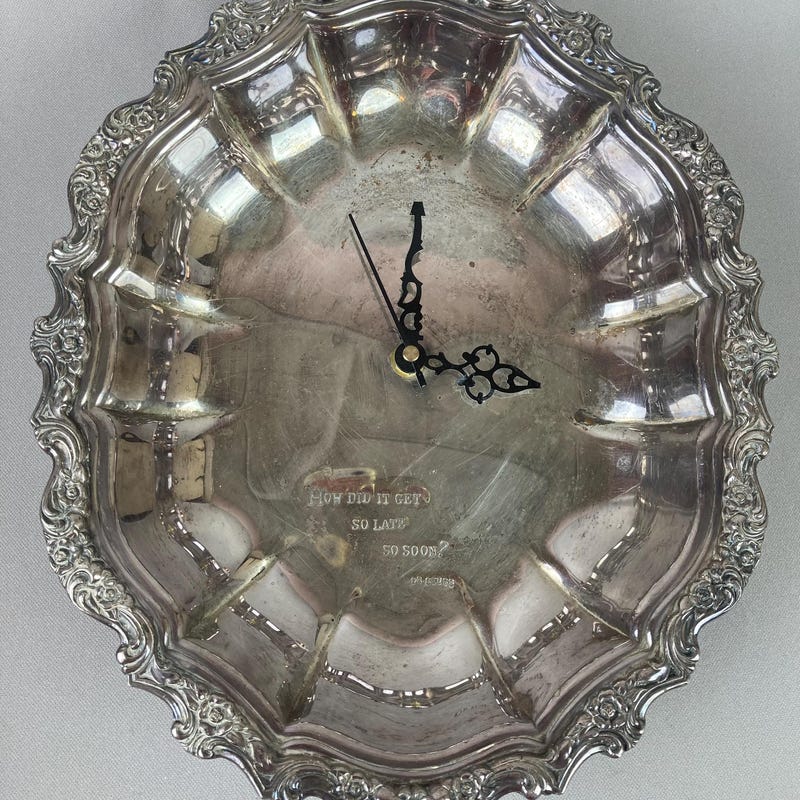 Repurposed Clock - Etsy
