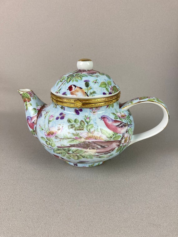 teapot hinged box teapot - Gem