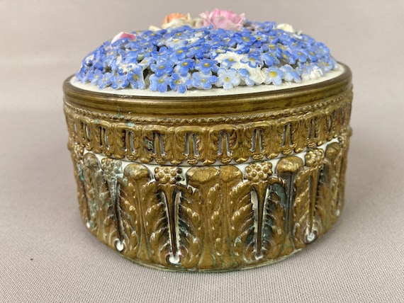 Antique Porcelain Powder Box, Elfinware, Made in Germ… - Gem
